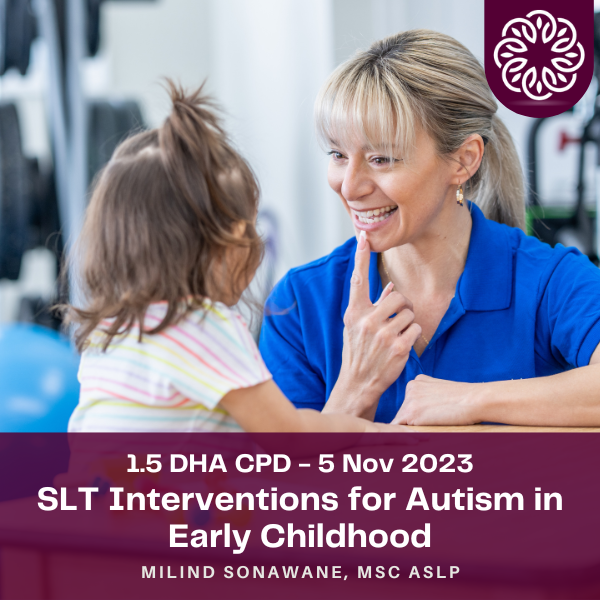 بالس-DHA CPD | SLT Interventions for Autism in Early Childhood
